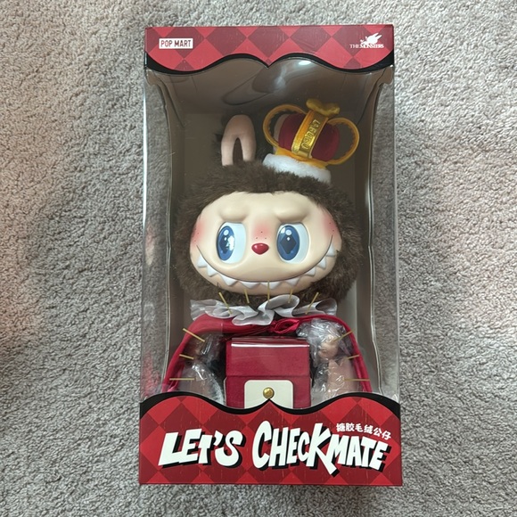 POP MART | Accessories | The Monsters King Labubu Lets Checkmate Series ...